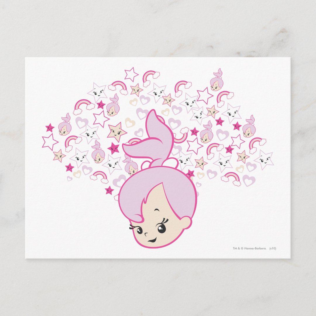 PEBBLES™ Star Print Postcard | Zazzle