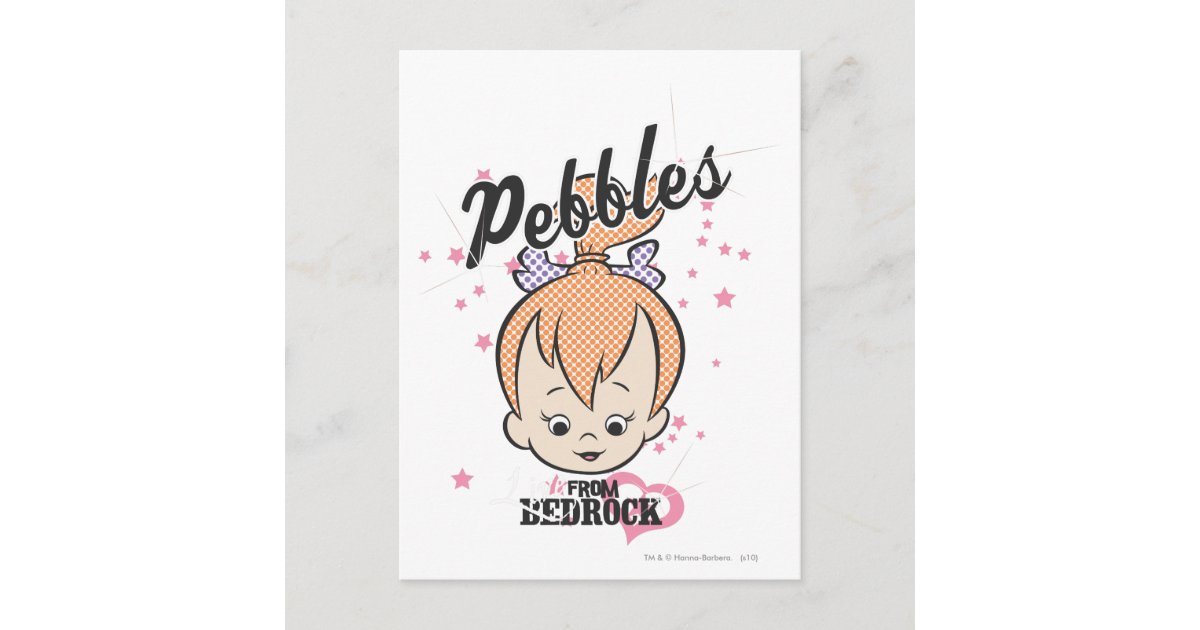 PEBBLES™ Stars and Hearts Postcard | Zazzle