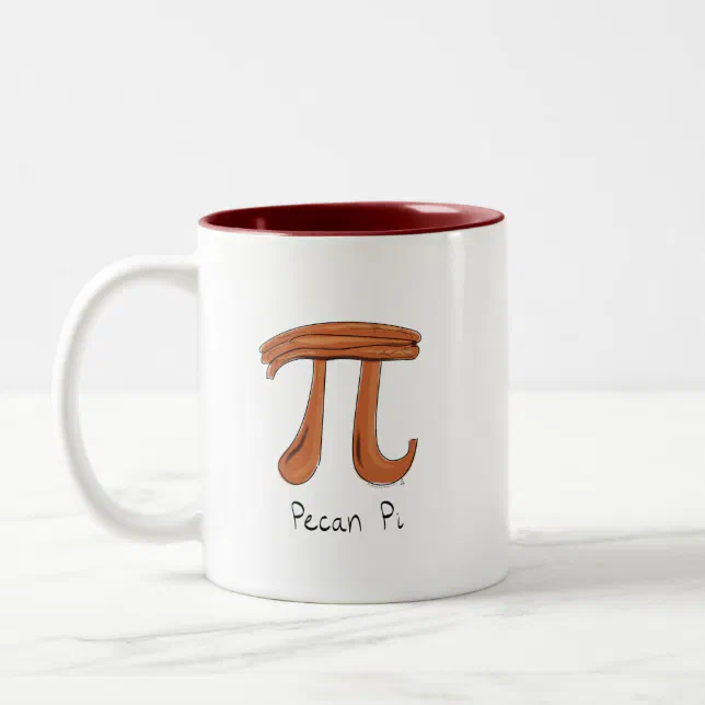 Pecan Pi Cute Math Pi Day Coffee Mug | Zazzle