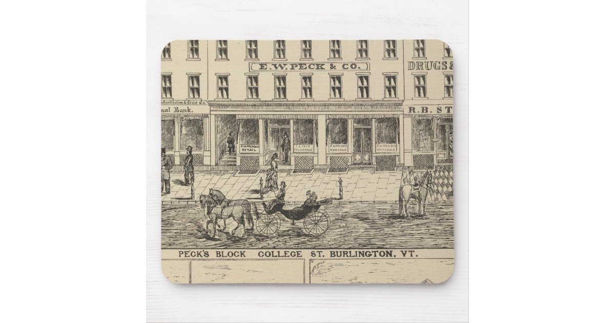 Peck's Block Mouse Pad | Zazzle