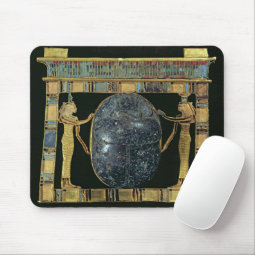 Pectoral of the vizier, Paser, with scarab Mouse Pad | Zazzle