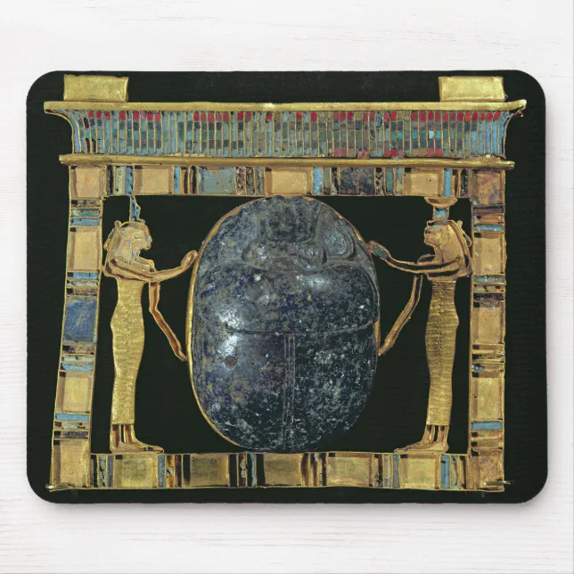 Pectoral of the vizier, Paser, with scarab Mouse Pad | Zazzle