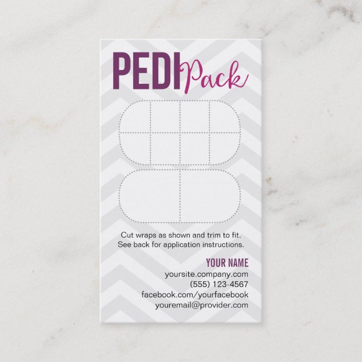 Pedi Pack Business Cards | Zazzle.com