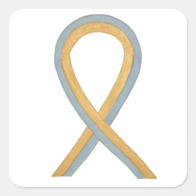 Pediatric Brain Cancer Awareness Ribbon Stickers | Zazzle