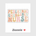Pediatric Emergency Nurse, Pediatric ER Nurse Gift Sticker | Zazzle