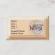 Pediatric Nurse Motto Business Card | Zazzle