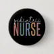 Pediatric Nurse | Retro Peds Nurse PICU Nurse gift Button | Zazzle