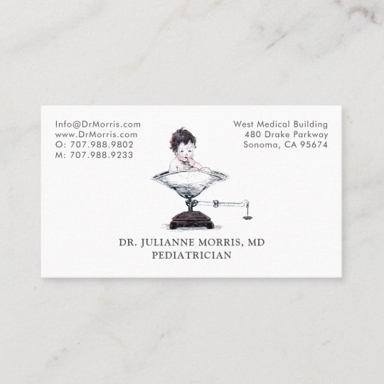 Pediatrician Business Card | Zazzle.com