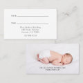 Pediatrician Photo Appointment Card | Zazzle