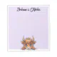 Peeking Baby Highland Longhorn Cow Notepad | Zazzle