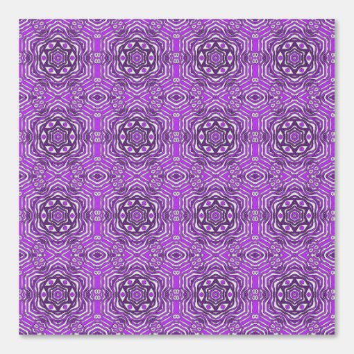 Peel and Stick Wallpaper Purple Graphic Pattern Wallpaper | Zazzle