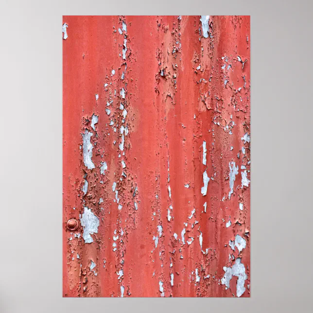 PEELING PAINT POSTER | Zazzle