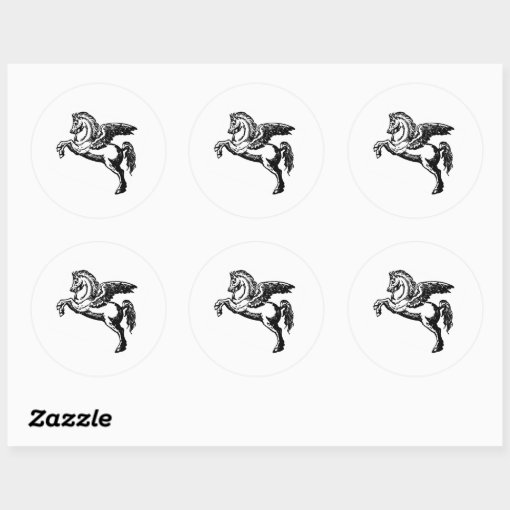 PEGASUS STICKERS | Zazzle