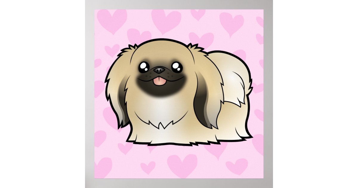 Pekingese Love (show cut) Poster | Zazzle