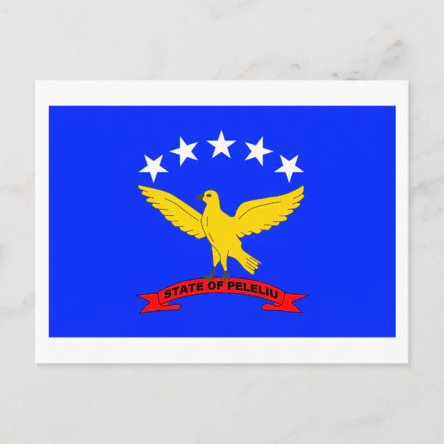 Peleliu Flag Postcard | Zazzle