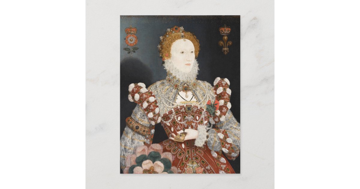 Pelican Portrait Queen Elizabeth I Postcard | Zazzle
