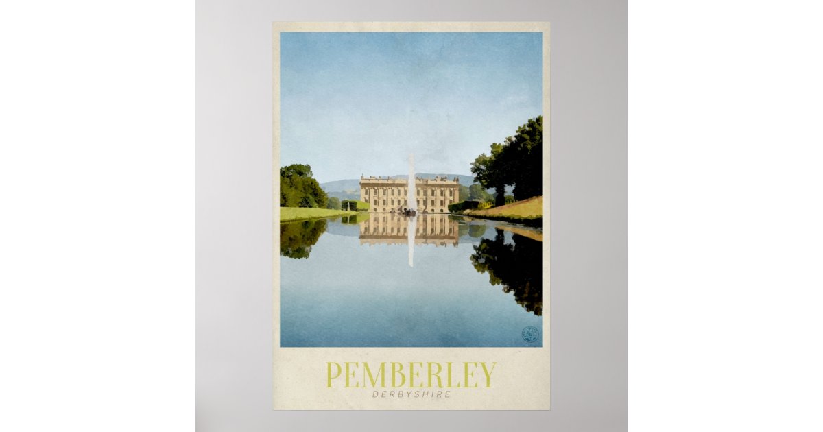 Pemberley Travel Poster | Zazzle