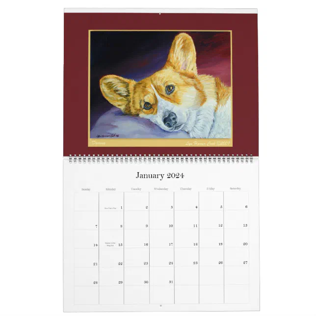 Pembroke Welsh Corgi Calendar Love Corgi | Zazzle