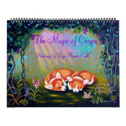Pembroke Welsh Corgi Calendar The Magic of Corgis | Zazzle