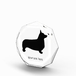 Pembroke Welsh Corgi Trophy Acrylic Award | Zazzle
