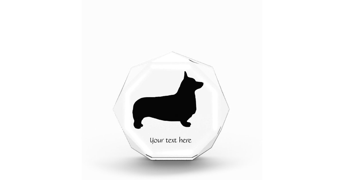 Pembroke Welsh Corgi Trophy Acrylic Award | Zazzle