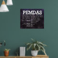 PEMDAS Poster | Zazzle