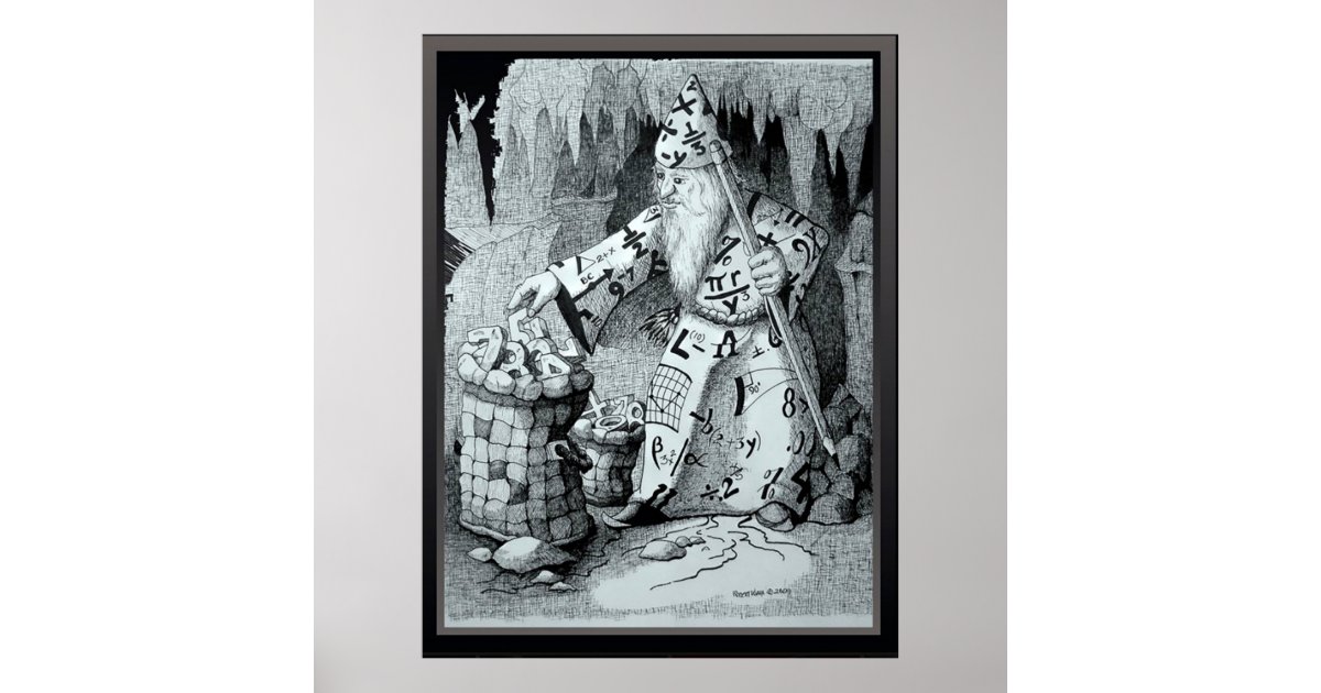 Pen Ink Original Drawing Poster Zazzle