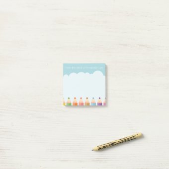 Pencil Cloud Post-it Notes | Zazzle