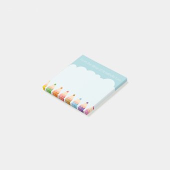 Pencil Cloud Post-it Notes | Zazzle