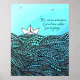 Pencil Drawn Paper boat | motivational classroom Poster | Zazzle