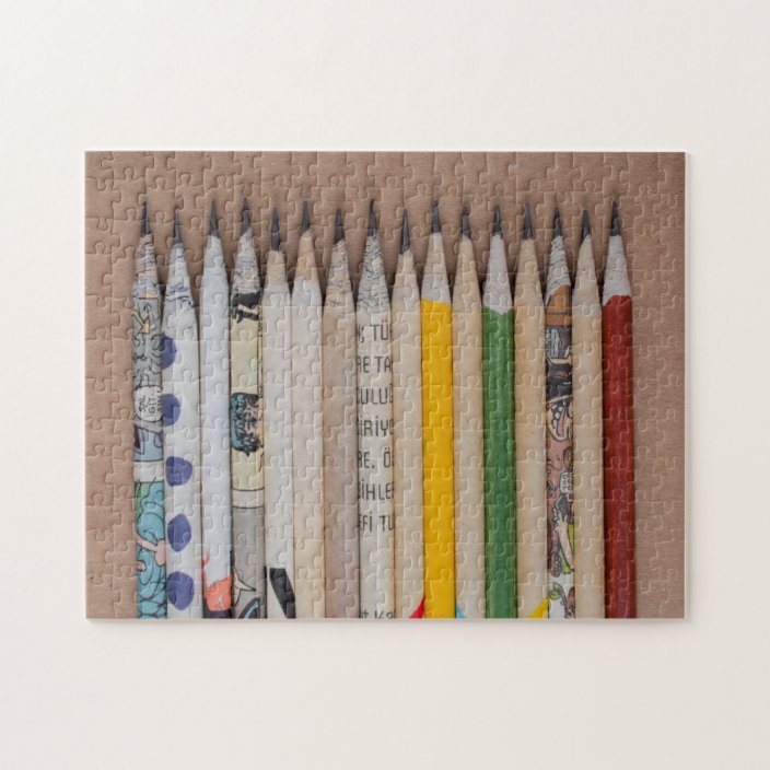 Pencils Jigsaw Puzzle | Zazzle.com