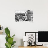 Pendleton, Oregon Main Street View Photograph Poster | Zazzle