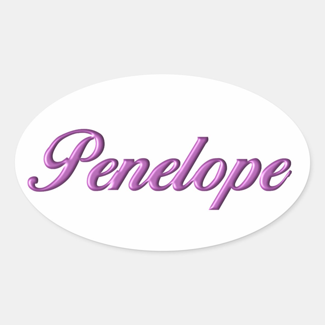 Penelope sticker name | Zazzle
