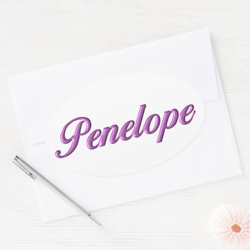 Penelope sticker name | Zazzle