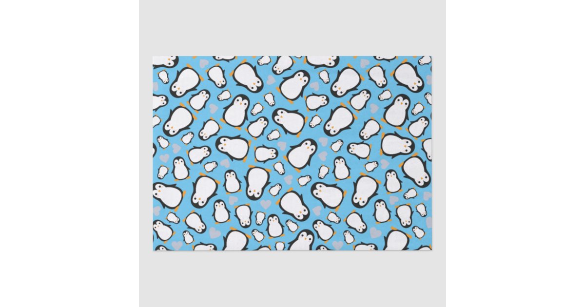 Penguin Baby Shower Tissue Paper | Zazzle