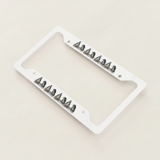 Penguin Birds License Plate Frame | Zazzle