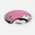 Penguin Birthday Party Theme Art Paper Plates | Zazzle