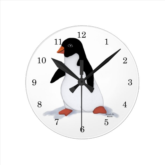 Penguin Clock | Zazzle.com
