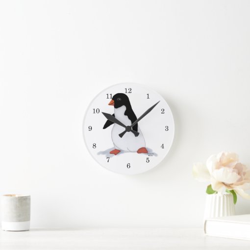 Penguin Clock | Zazzle