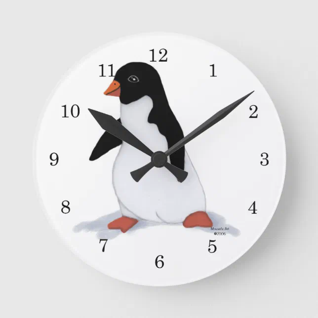 Penguin Clock | Zazzle