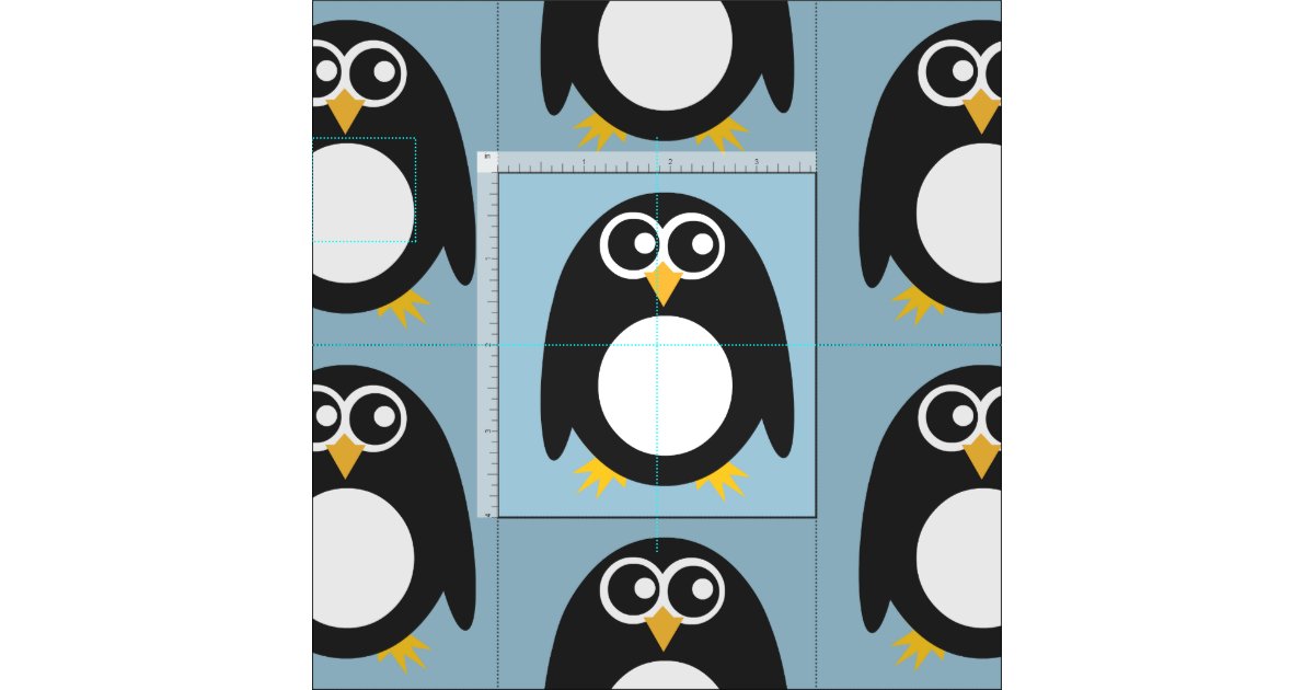 Penguin Fabric | Zazzle.com