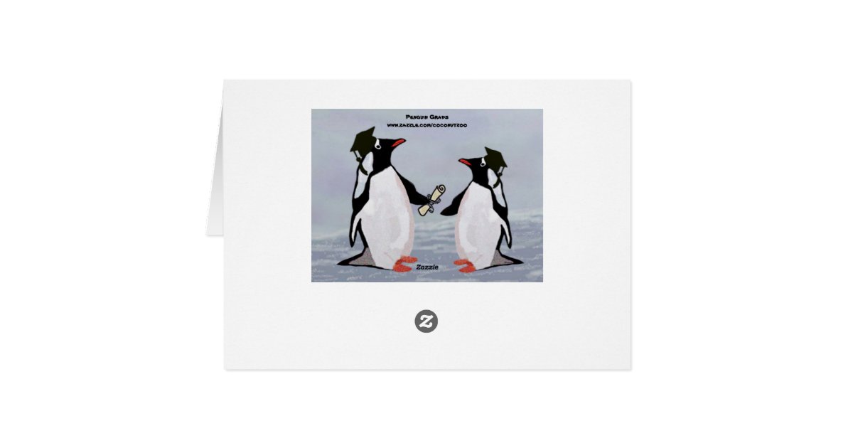 Penguin Graduation Card