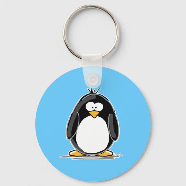 Penguin keychain | Zazzle