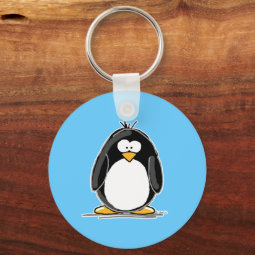 Penguin keychain | Zazzle