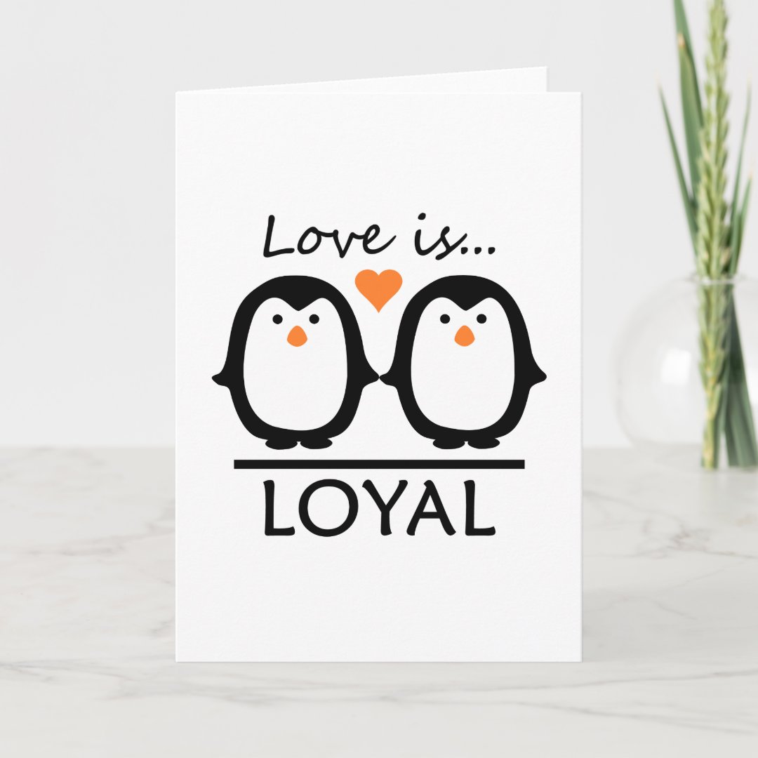 Penguin Love Card | Zazzle