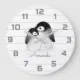 Penguin Nursery Decor Wall Clock | Zazzle