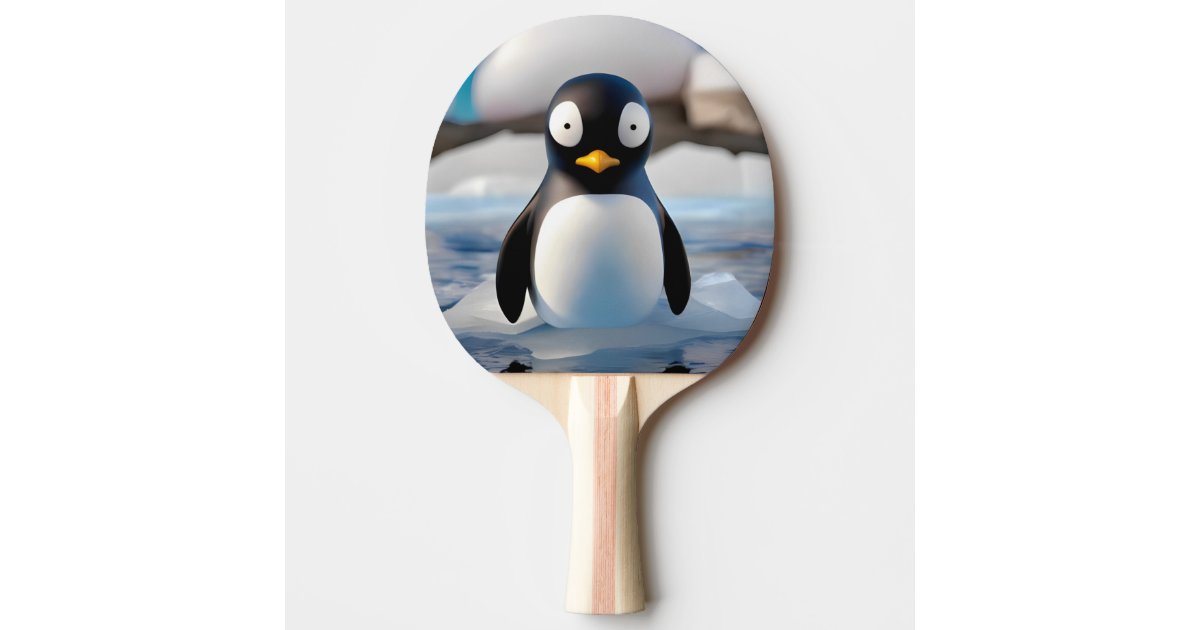Penguin Ping Pong Paddle | Zazzle