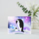 Penguin postcard and notecard for wishes | Zazzle
