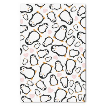 Penguin Theme Baby Shower Cute Tissue Paper | Zazzle