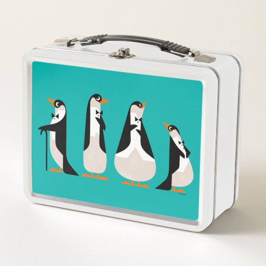 Penguin Waiters Metal Lunch Box | Zazzle.com